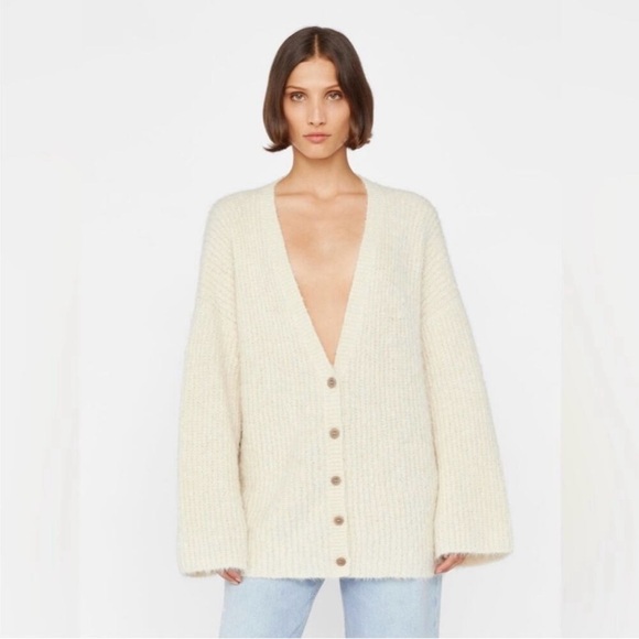 Frame Denim | Sweaters | Frame Grandfather Alpaca Blend Cardigan | Poshmark